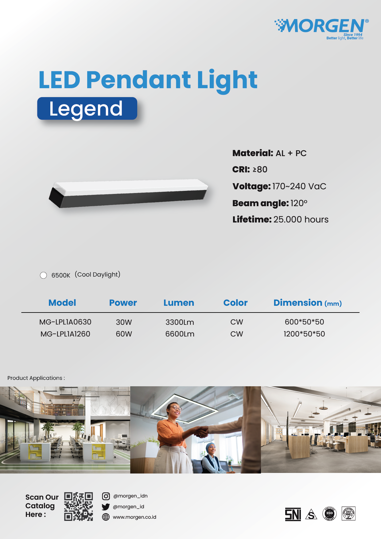 LED Pendant Light Legend Series - Morgen